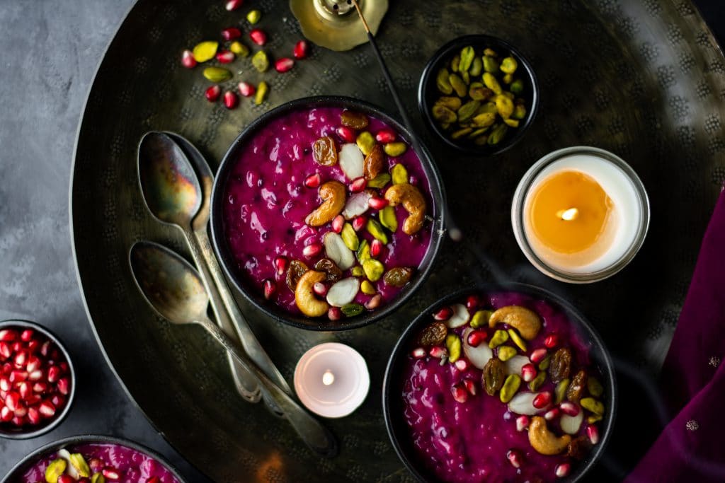 Vegan Beet, Tapioca & Rice Pudding (Indian Rice Kheer/payasam) - Lime Thyme