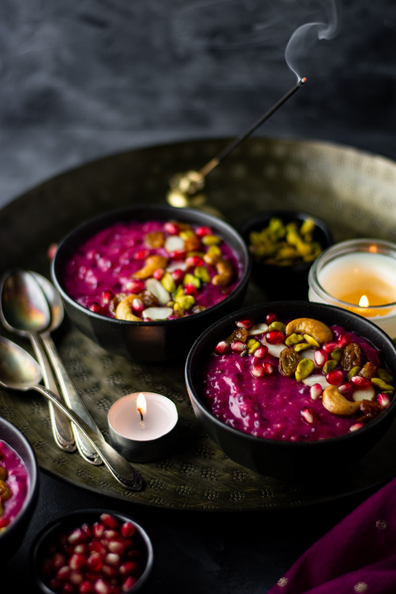 Vegan Beet, Tapioca & Rice Pudding (Indian Rice Kheer/payasam) - Lime Thyme