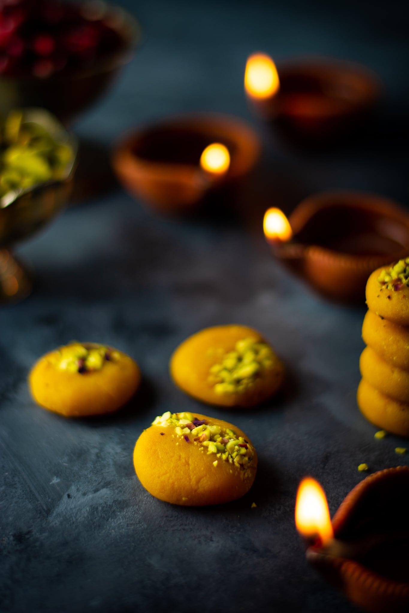 Almond Mango Peda (Indian Mango Fudge) - Lime Thyme
