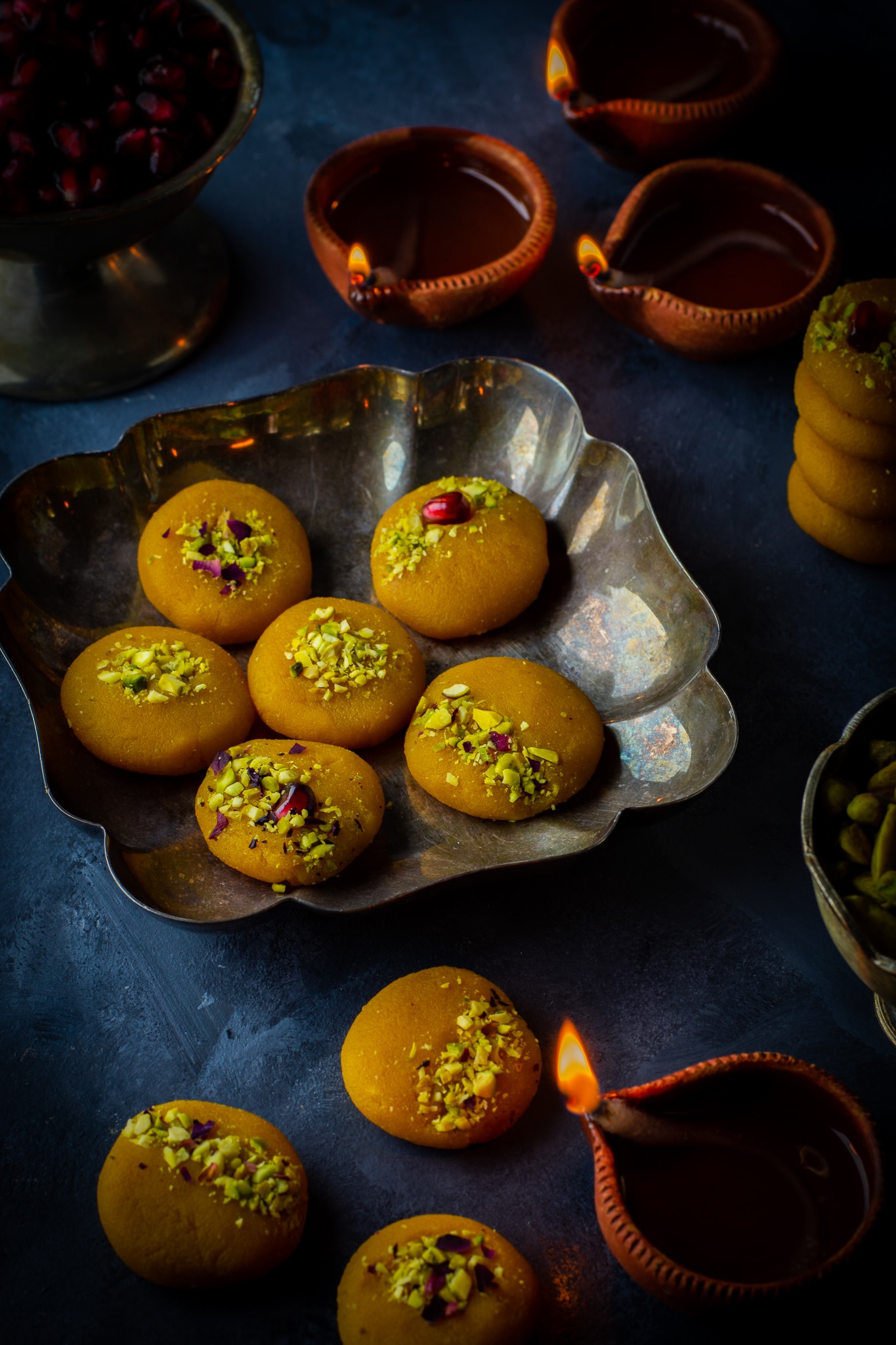 Almond Mango Peda (Indian Mango Fudge) - Lime Thyme