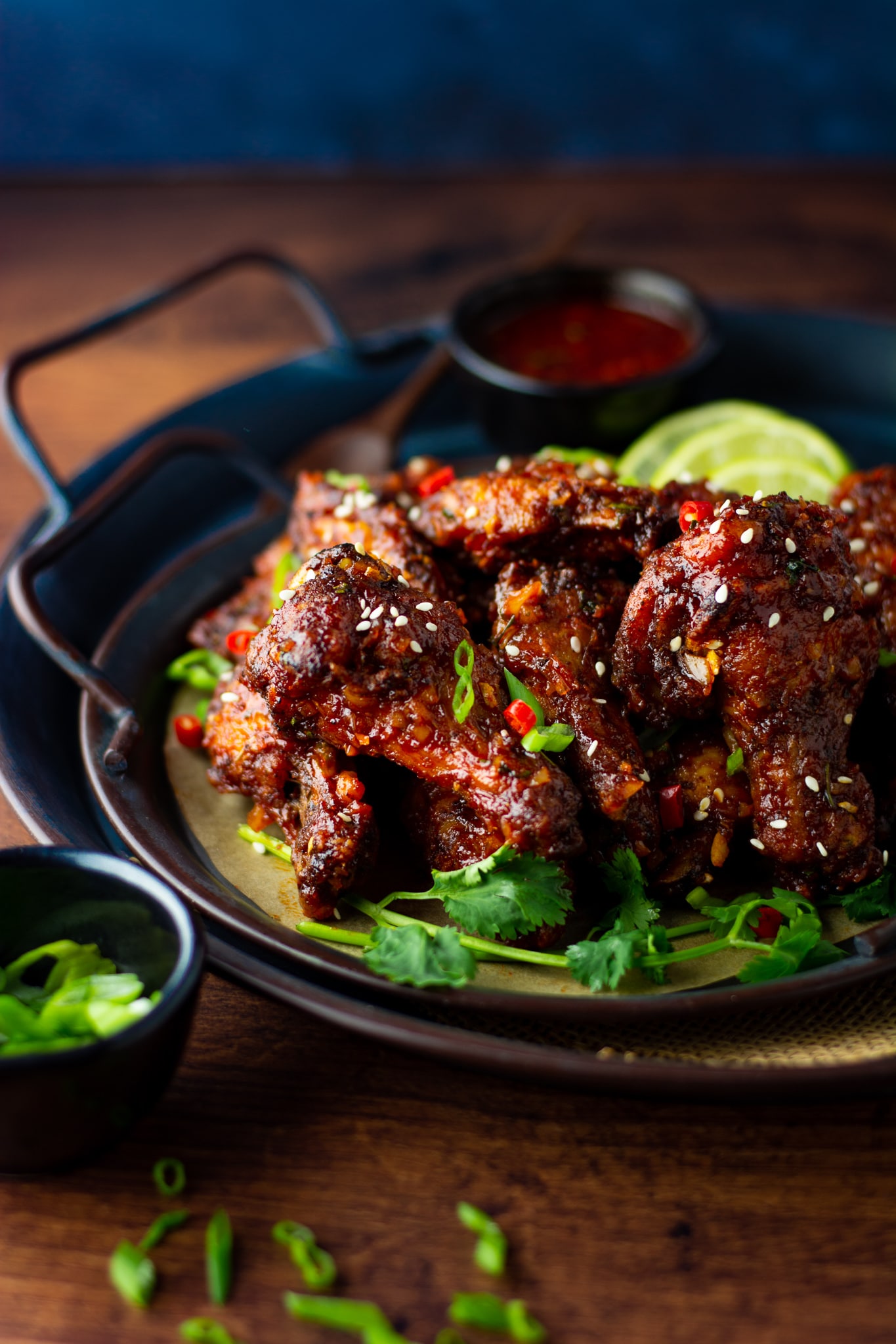 Korean Gochujang Chicken Wings (baked/air Fried) - Lime Thyme