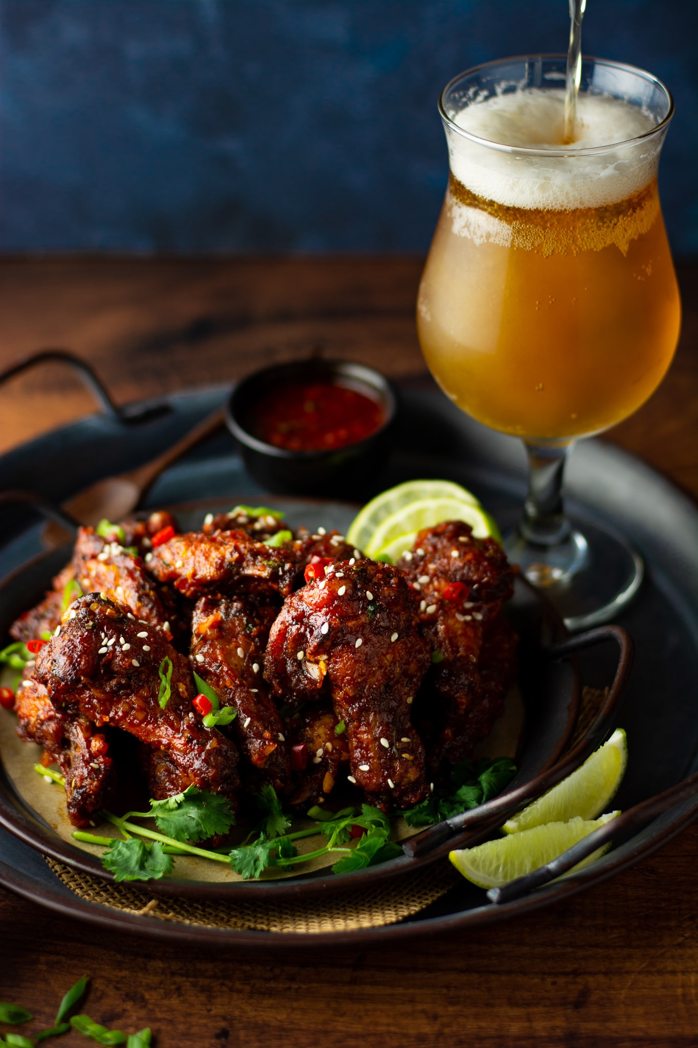 Korean Gochujang Chicken Wings (baked/air Fried) - Lime Thyme