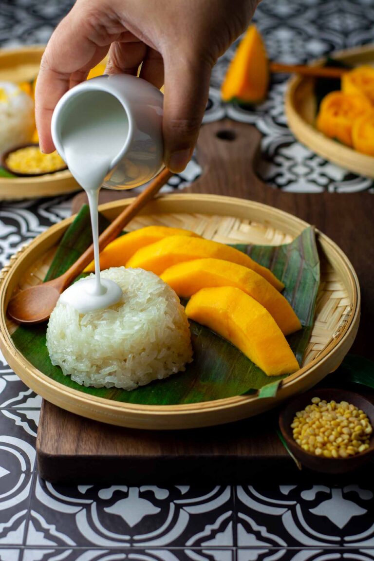Instant Pot Mango Sticky Rice - Lime Thyme