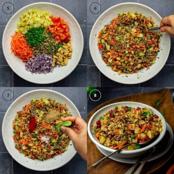 Sprouts Chaat - Lime Thyme